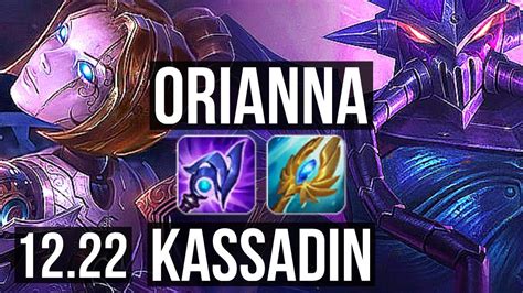 Orianna Vs Kassadin Mid Games Dominating Kr Master