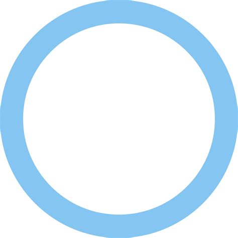 Blue Circle Frame Png Transparent Background