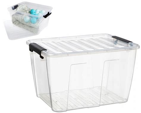 Pojemnik na zabawki plastikowy z pokrywą 15l 14323995764 Allegro pl