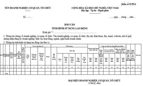 Doanh nghiệp có phải nộp báo cáo tình hình sử dụng lao động khi không