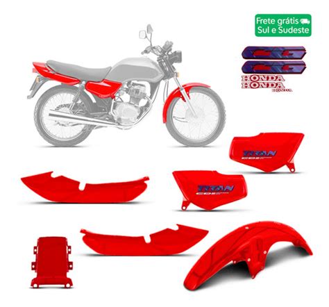 Kit Carenagens Completa Cg 125 Titan 99 Azul Rx Md Original
