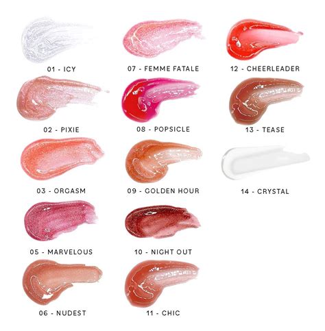 Lip Gloss Thirsty Pout Brillo Labial Set 12 Tonos Italia Envío gratis
