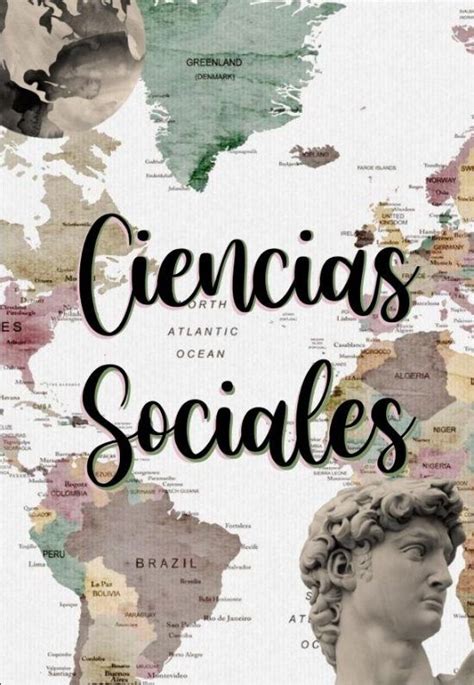 40 Portadas de Ciencias Sociales diseños fáciles primaria y