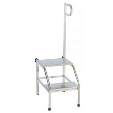 Marche pied inox phlébologie Garapon Medical Pro