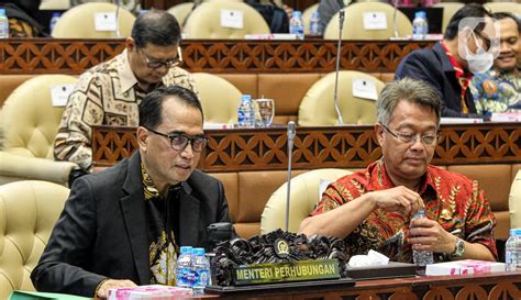 Menhub Dan Komisi V DPR Raker Bahas Evaluasi APBN Hingga RKA K L Dan