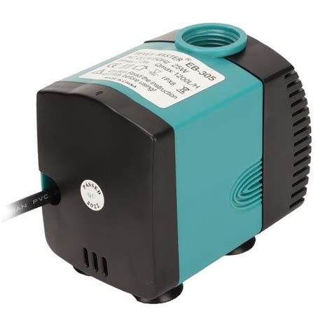VGEBY Pompe à Eau Submersible 25W pour Aquarium Flux Réglable