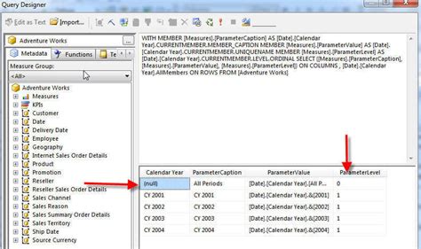 Developing A SSRS Report Using A SSAS Data Source