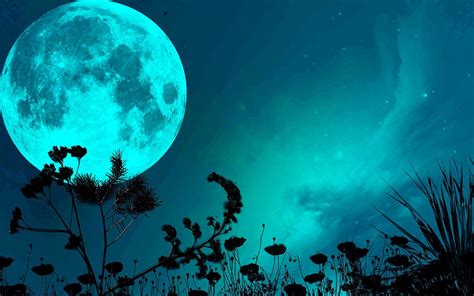 Hd Wallpaper Blue Moon Free K Hd Wallpaper