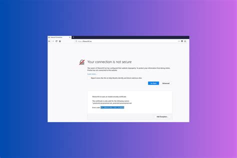 3 Ways To Fix The SSL ERROR BAD CERT DOMAIN Error