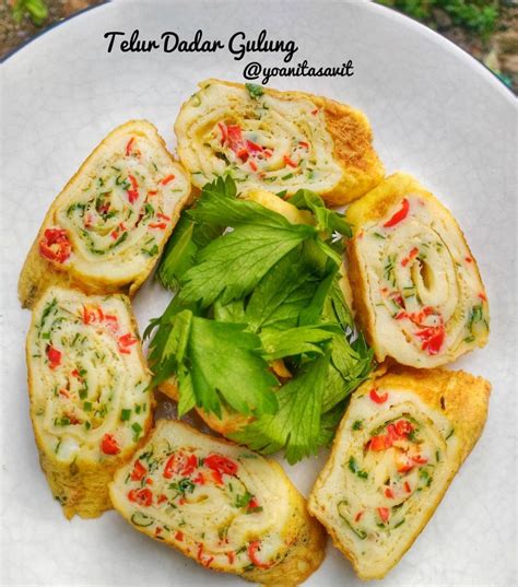 Resep Telur Dadar Gulung Pedas Lembut Enak Dan Praktis