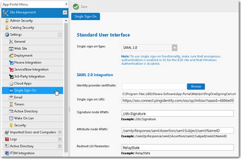 Configuring Saml Authentication