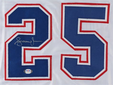 Andruw Jones Signed Jersey PSA COA Pristine Auction