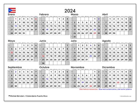 Calendario Puerto Rico Con Feriados Dodi Nadeen