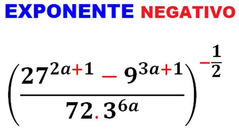 Como Simplificar Fracciones Con Exponentes Negativos YouTube