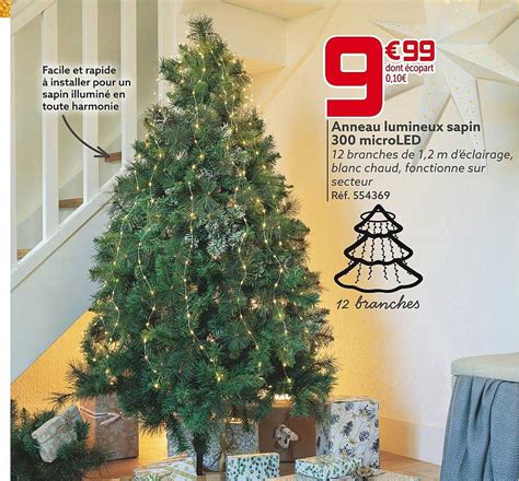 Promo Anneau Lumineux Sapin 300 Micro Led Chez GiFi ICatalogue Fr