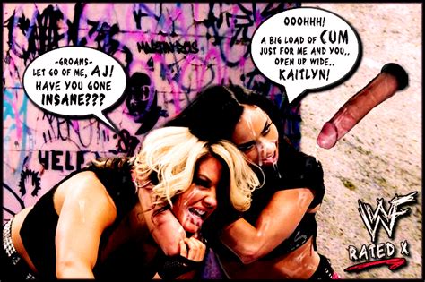 Post 1481119 AJ Lee Celeste Bonin Kaitlyn WWE Fakes Wrestling