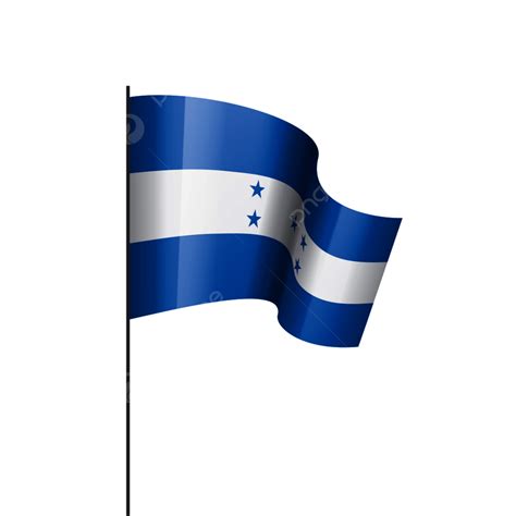 Símbolo De Ilustración De Bandera Nacional De Honduras PNG Azul