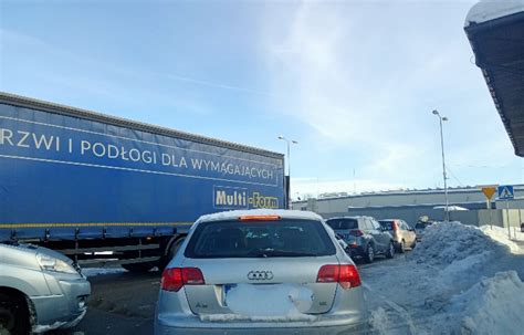 Trudne warunki do jazdy w Cieszynie Śląsk Cieszyński 112