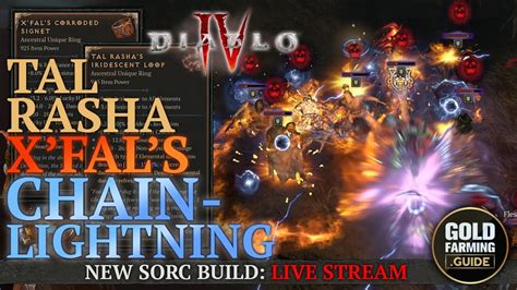 Diablo Chain Lightning Tal Rasha X Fal S Build Showcasing New Sorc