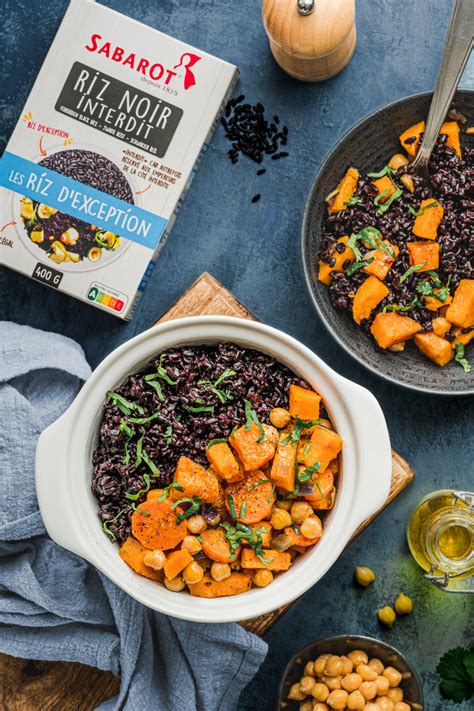 Riz noir aux légumes racines et aux pois chiches Sabarot Des