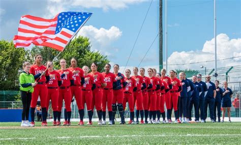 Les Etats Unis n1 du Classement Mondial du Softball Féminin WBSC