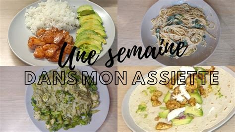 Une Semaine Dans Mon Assiette REALISTE YouTube
