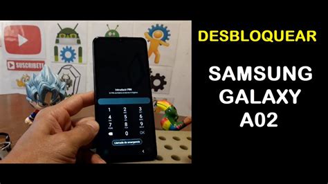 como desbloquear samsung A02 eliminar pin patrón contraseña YouTube