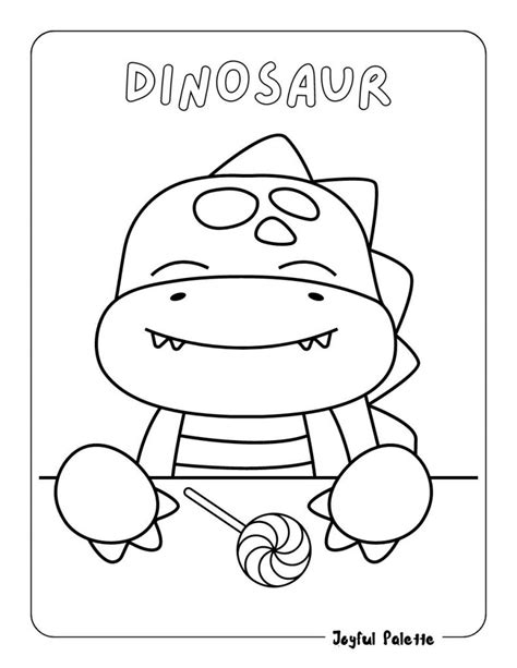 Dinosaur Coloring Pages Joyful Palette