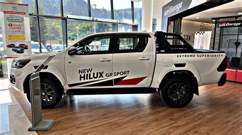 New 2023 Toyota Hilux GR Sport White Color Exterior And Interior