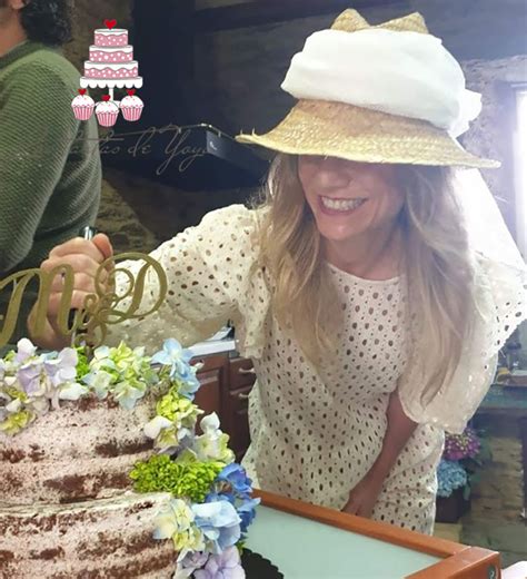 Las Tartas De Yoya Naked Cake Decorada Con Hortensias Para Nuestra