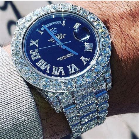 Black Blue Diamond Crystal Quartz Brand All Red Men Watch Luxury