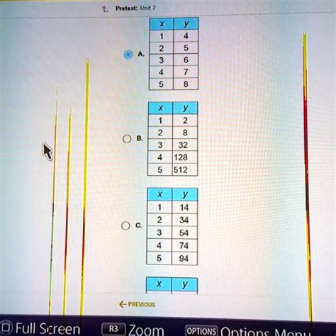 SOLVED These Tables Of Values Represent Continuous Functions In