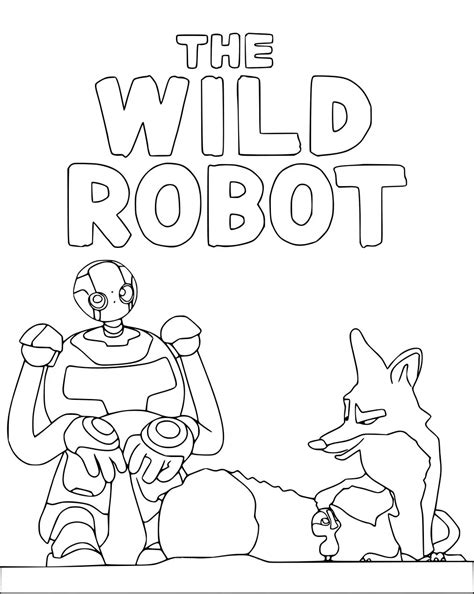 29 The Wild Robot Coloring Pages Free Explore With Roz
