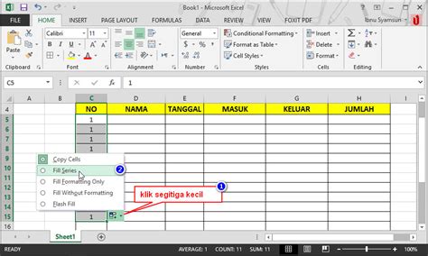 Membuat Nomor Otomatis Di Excel Petcocklagu