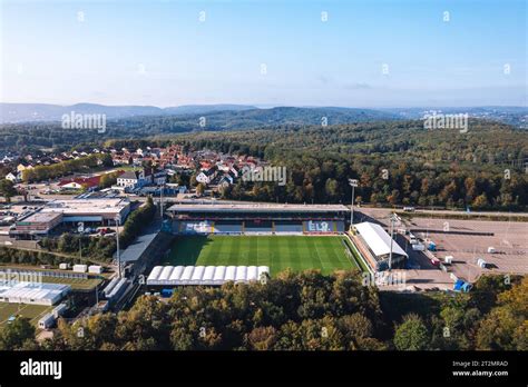 Spiesen Elversberg Neunkirchen Saarland Germany Aerial Autumn View