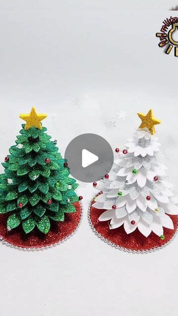 un millón de ideas fáciles on Instagram Hermosos arbolitos navideños