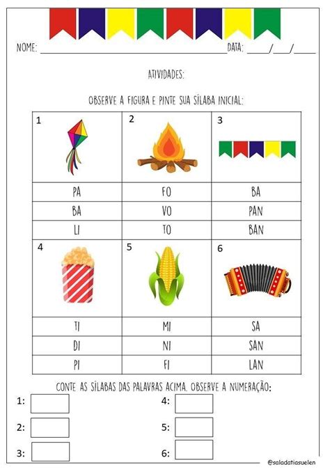 Atividades Festa Junina Kit De Atividades Artofit