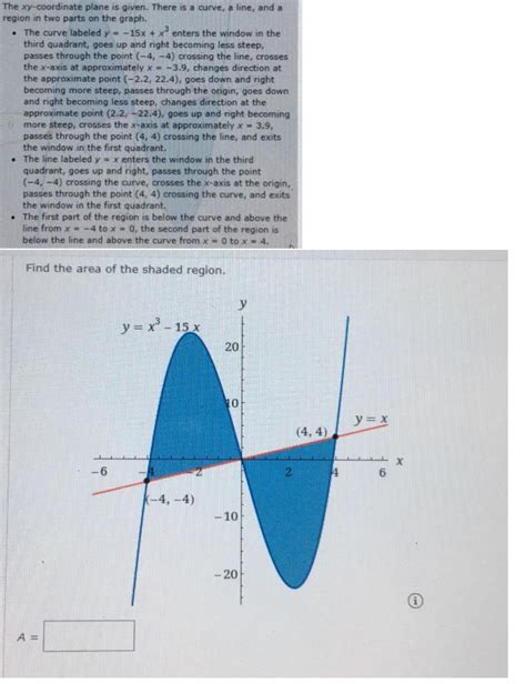 solved the xy coordinate plane is given there is a curve a