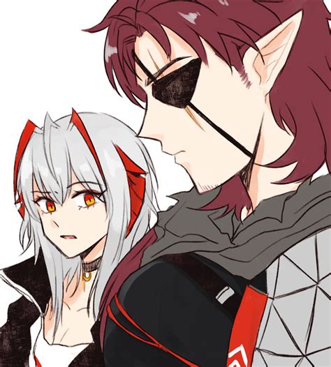 W And Hoederer Arknights Drawn By Ong Fyza2772 Danbooru