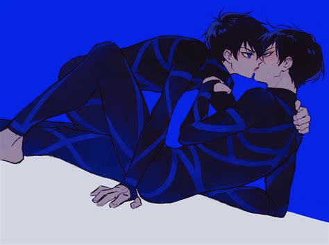 Isagi Yoichi And Itoshi Rin Blue Lock Drawn By Himishiro Danbooru