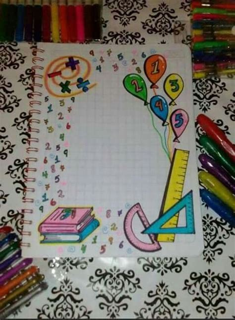 Pin en Titulos márgenes bonitos caligrafia Portadas de cuadernos