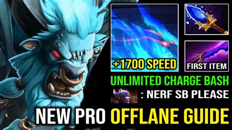NEW Pro Offlane Guide 1st ITEM Shadow Blade Invisible Bash 1700 Charge
