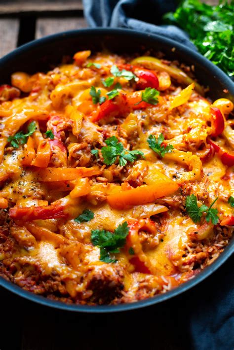 Paprika Reispfanne Mit Hackfleisch Schnell Und Einfach Rezept