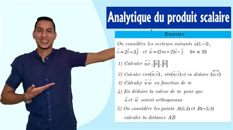 produit scalaire 1 bac exercices corrigés produit scalaire angle
