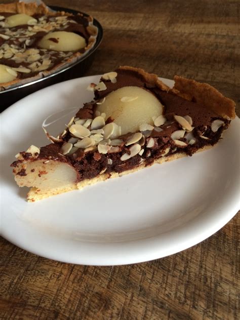 Tarte Poire Chocolat Amande Ilovechocolat