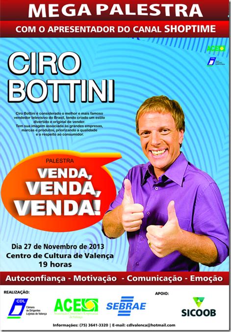 CIRO BOTTINI MEGA PALESTRA SUCESSO TOTAL VENDER VENDER E VENDER
