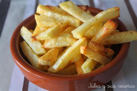 JULIA Y SUS RECETAS Patatas Fritas Al Horno