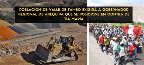 Anuncio de reactivación de proyecto minero Tía María en Arequipa genera