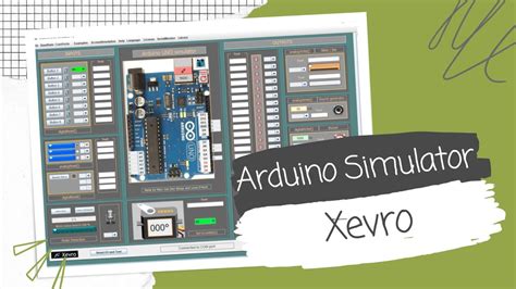 arduino uno simulator xevro youtube