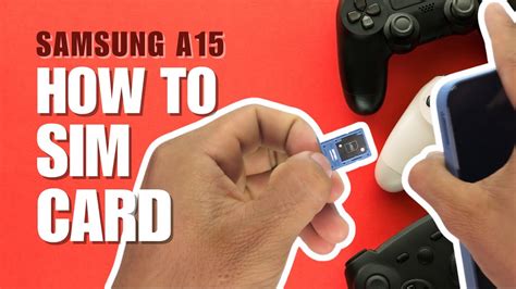 How To Install A SIM Card To Samsung Galaxy A15 YouTube